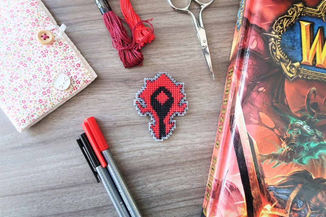 Cross-stitch Pattern (PDF Download) - Horde | Wow, MMORPG, Video Game ...