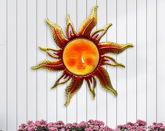 Metal Sun Wall Art - Etsy