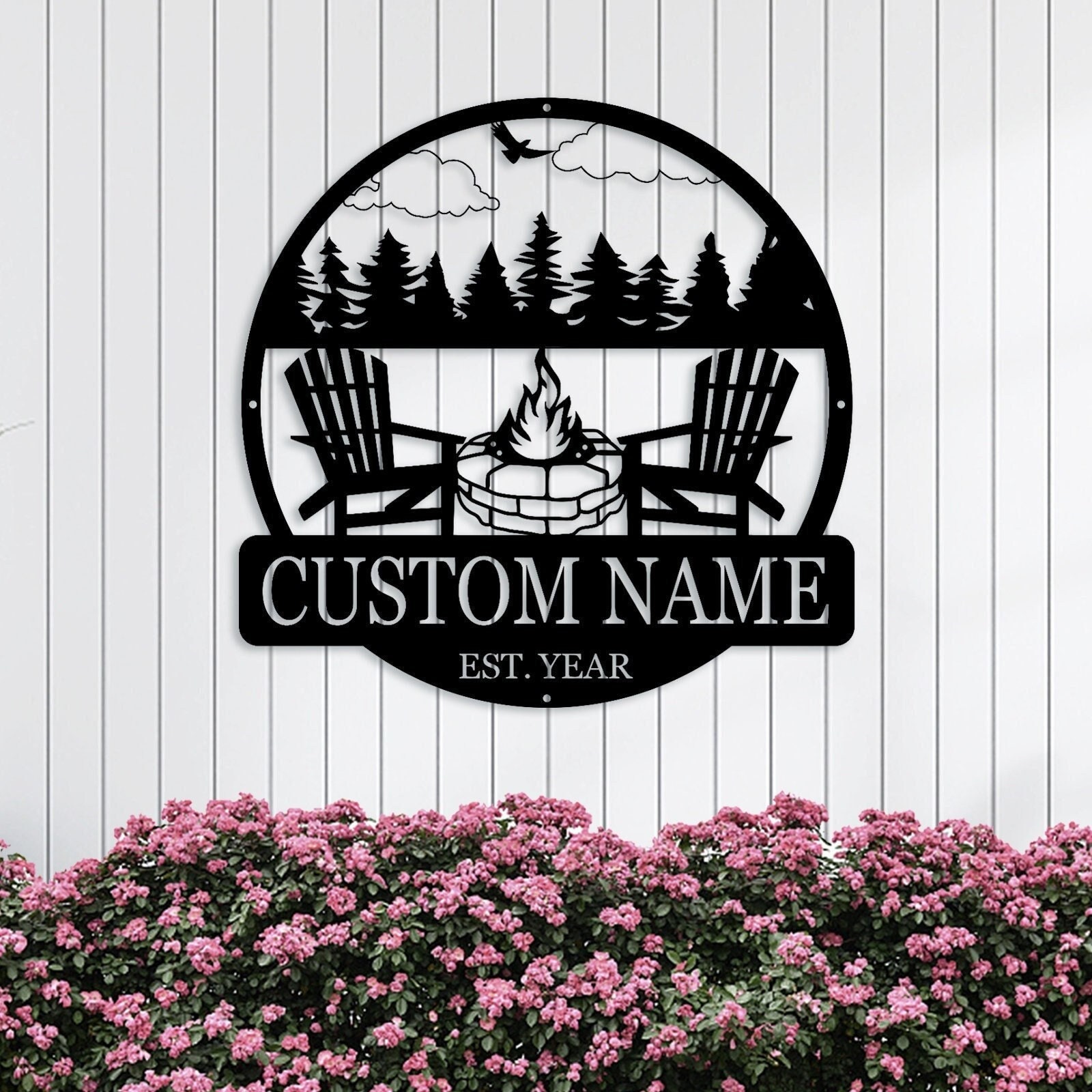 Monogrammed Lake Signs - Etsy