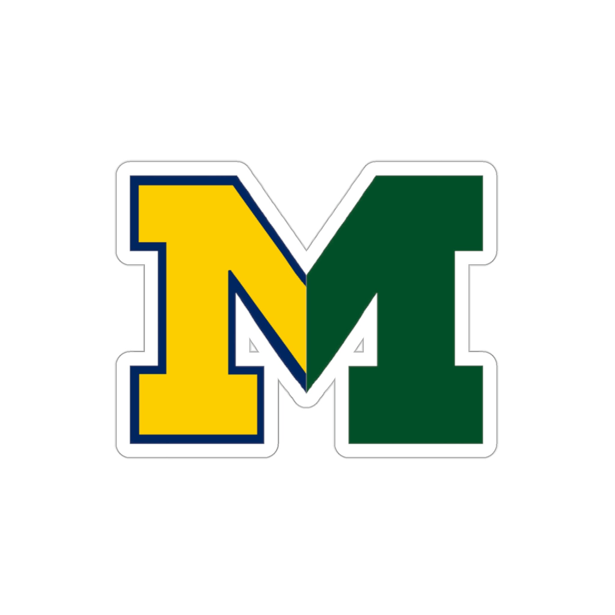 House Divided Sticker Michigan umich X Michigan State - Etsy