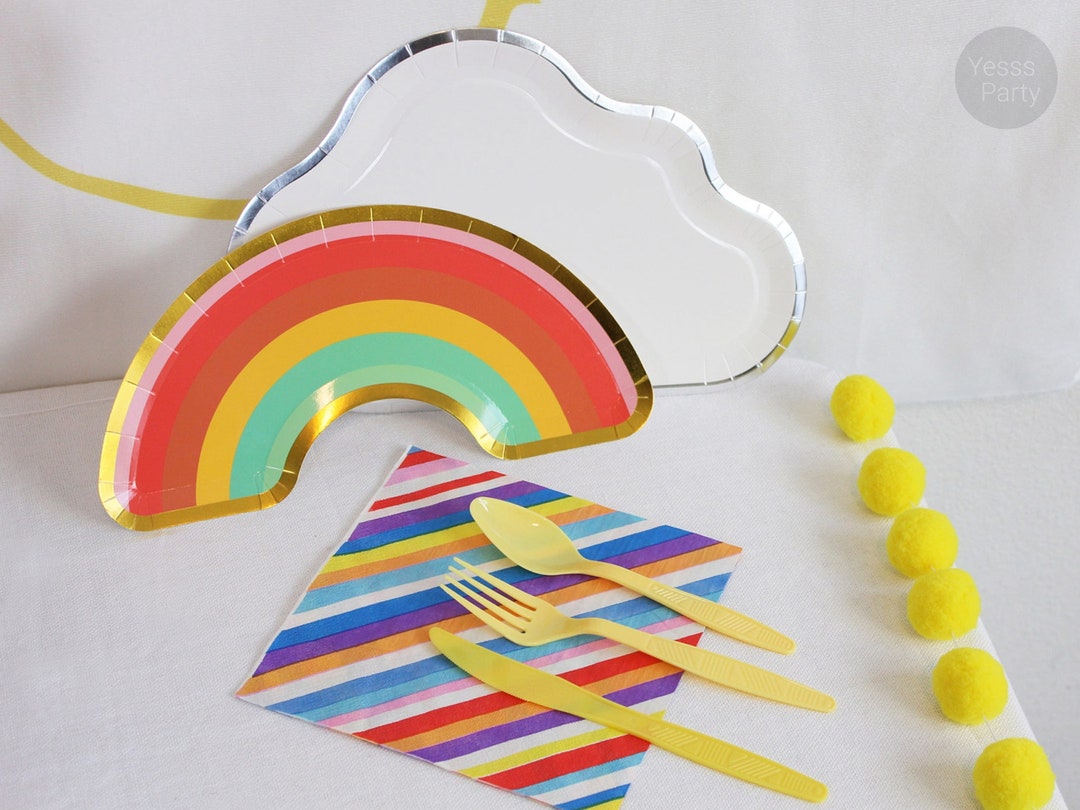 High Quality Rainbow Plates Cloud Plates, Rainbow Shape, Cloud Shape ...