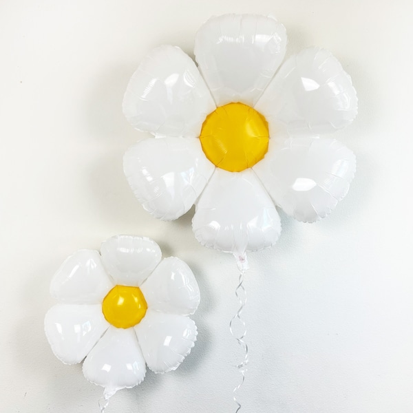 White Daisy Balloon - Etsy