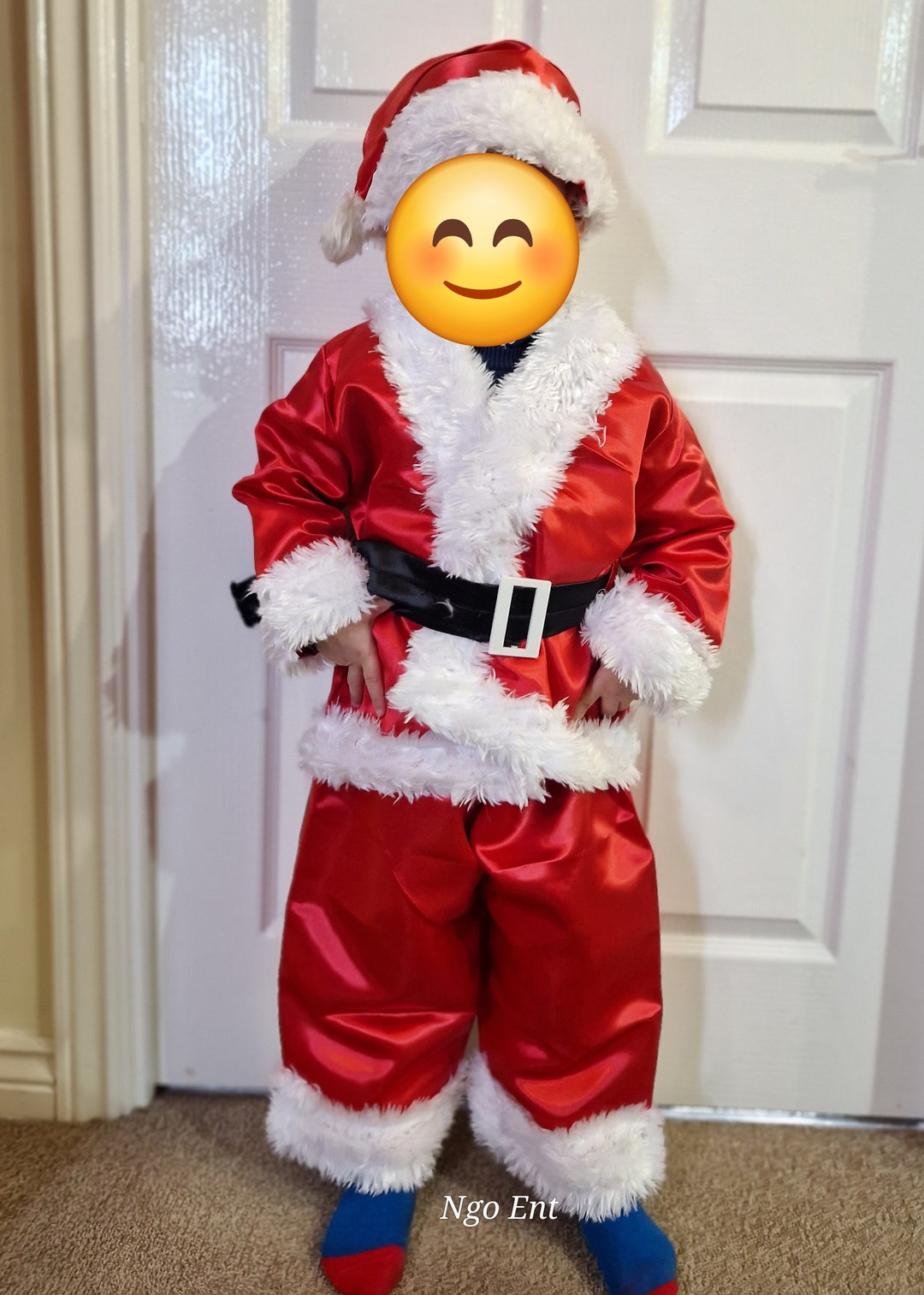 Santa Costume for Kids, Father Christmas Set - Etsy UK
