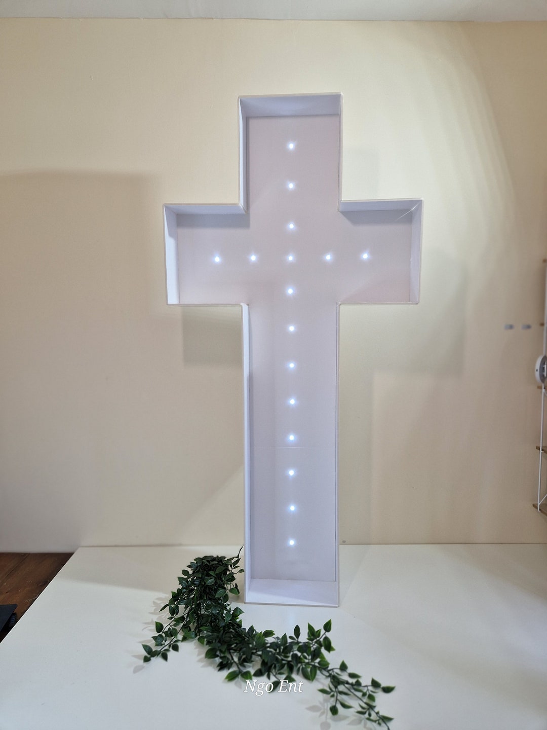 4ft Cross Foamboard Led Lights Battery Operated Custom Order and Other ...