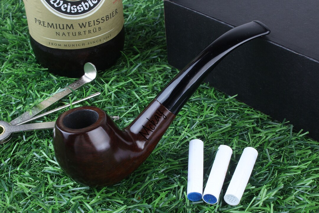 Customized Wooden Pipes-engraved Wooden Pipe With Bag-personalized Wood ...