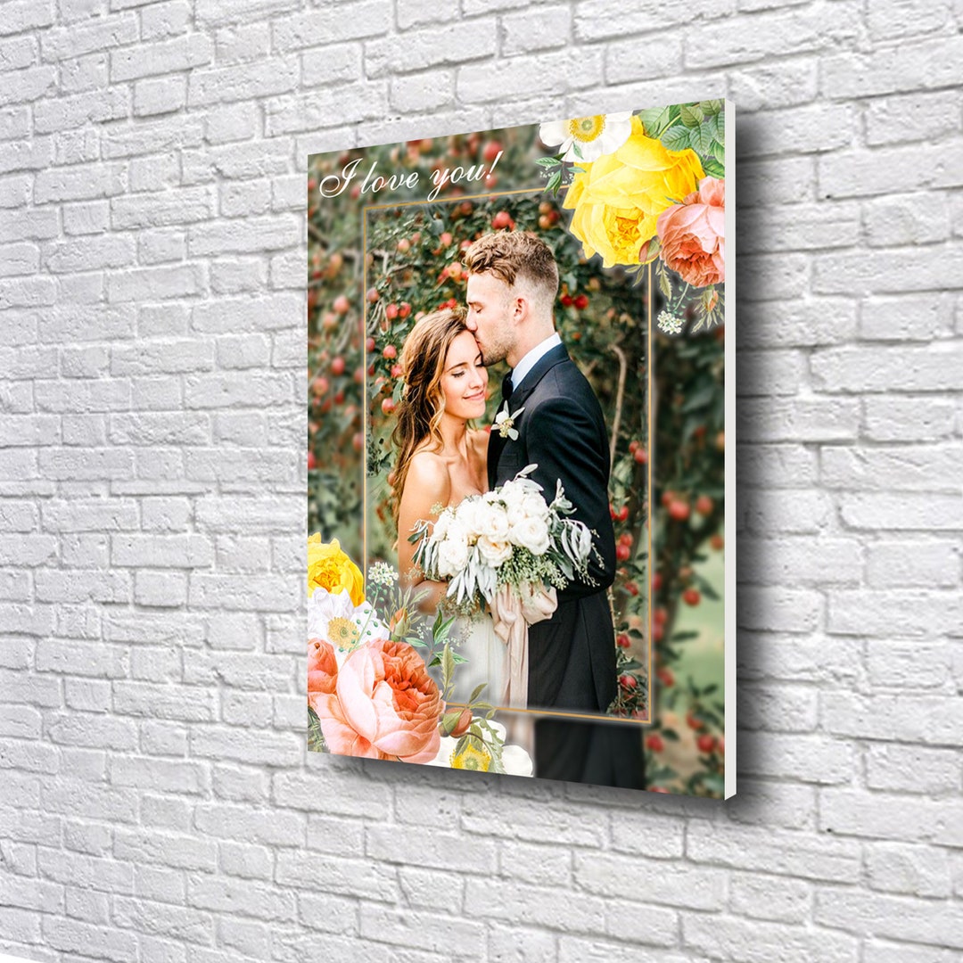 Personalized Photo Collage Wedding Gift, Personalised Photo Collage ...