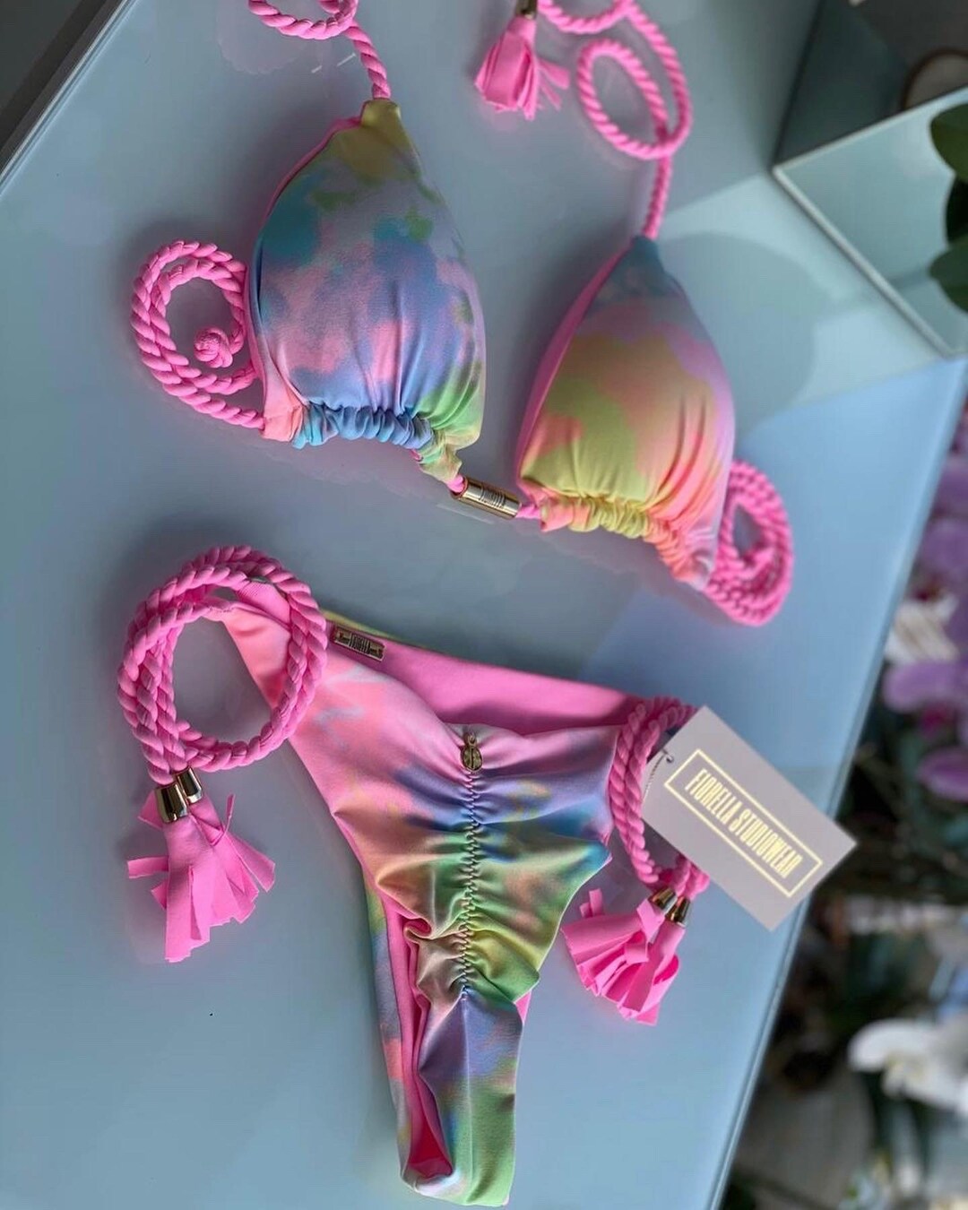 Luna Brazilian Set 2 Pieces Bikini Beachwear - Etsy