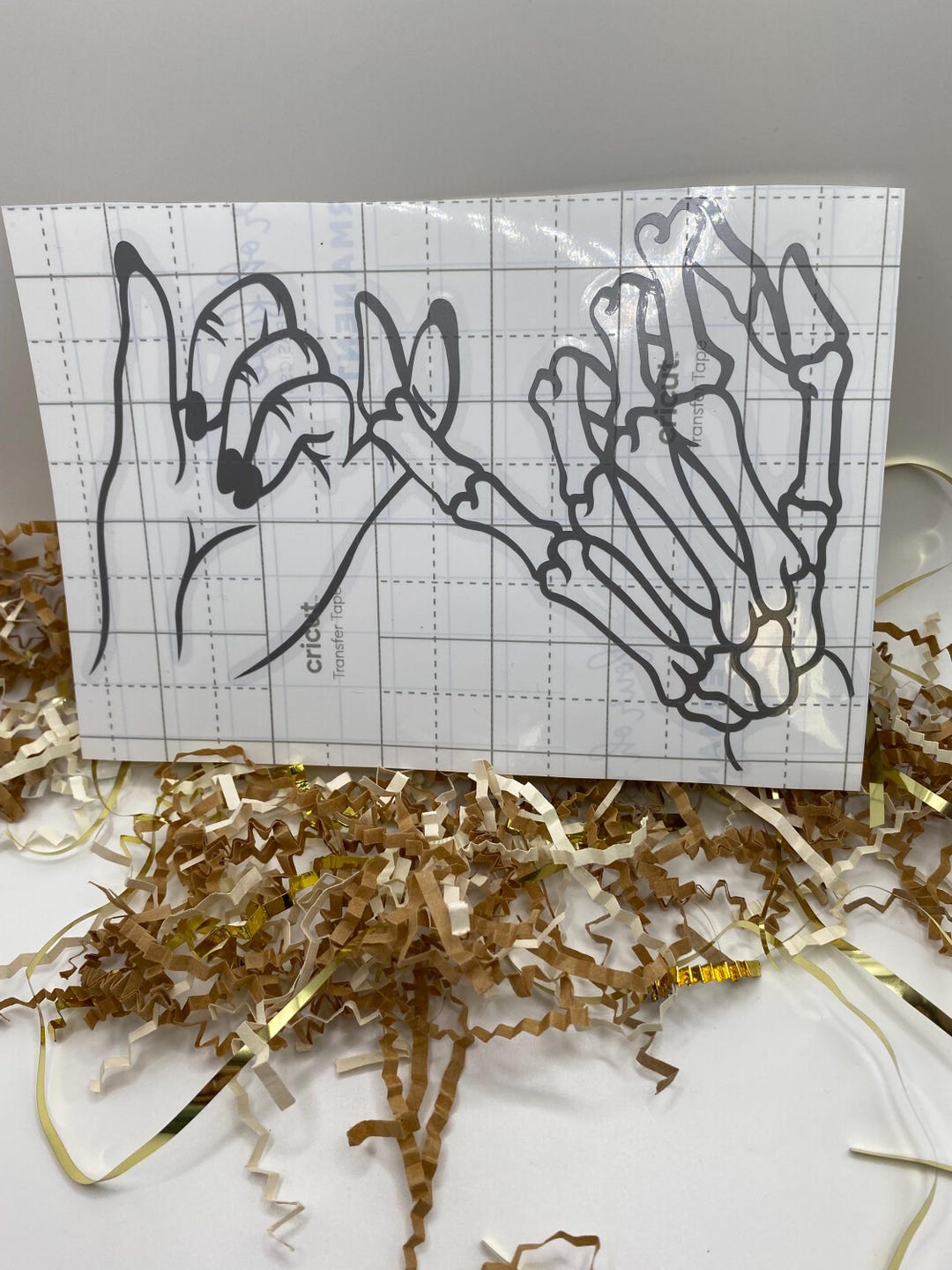 Silver Permanent Vinyl Pinky Promise | Skeleton Pinky Promise Decal ...