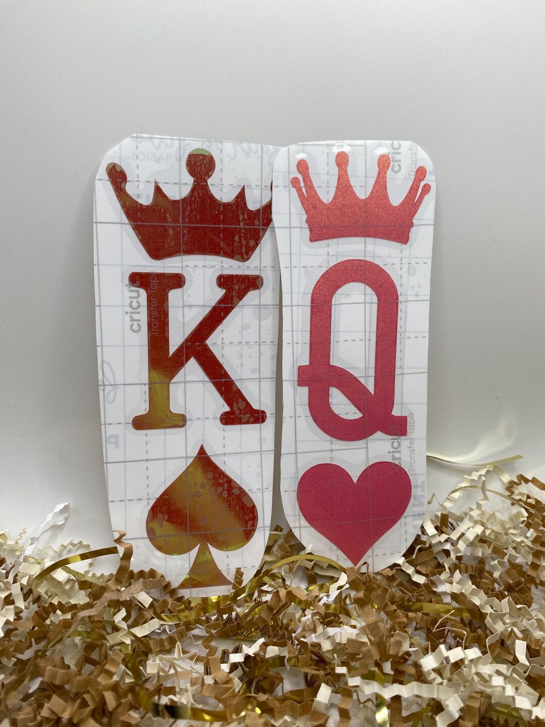 Sparkling Pink Queen Decal | Fuchsia King Decal | Couples Matching ...