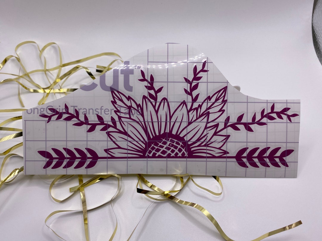 Purple Sunflower Arrow Car Decal | Half Sunflower With Vines ...