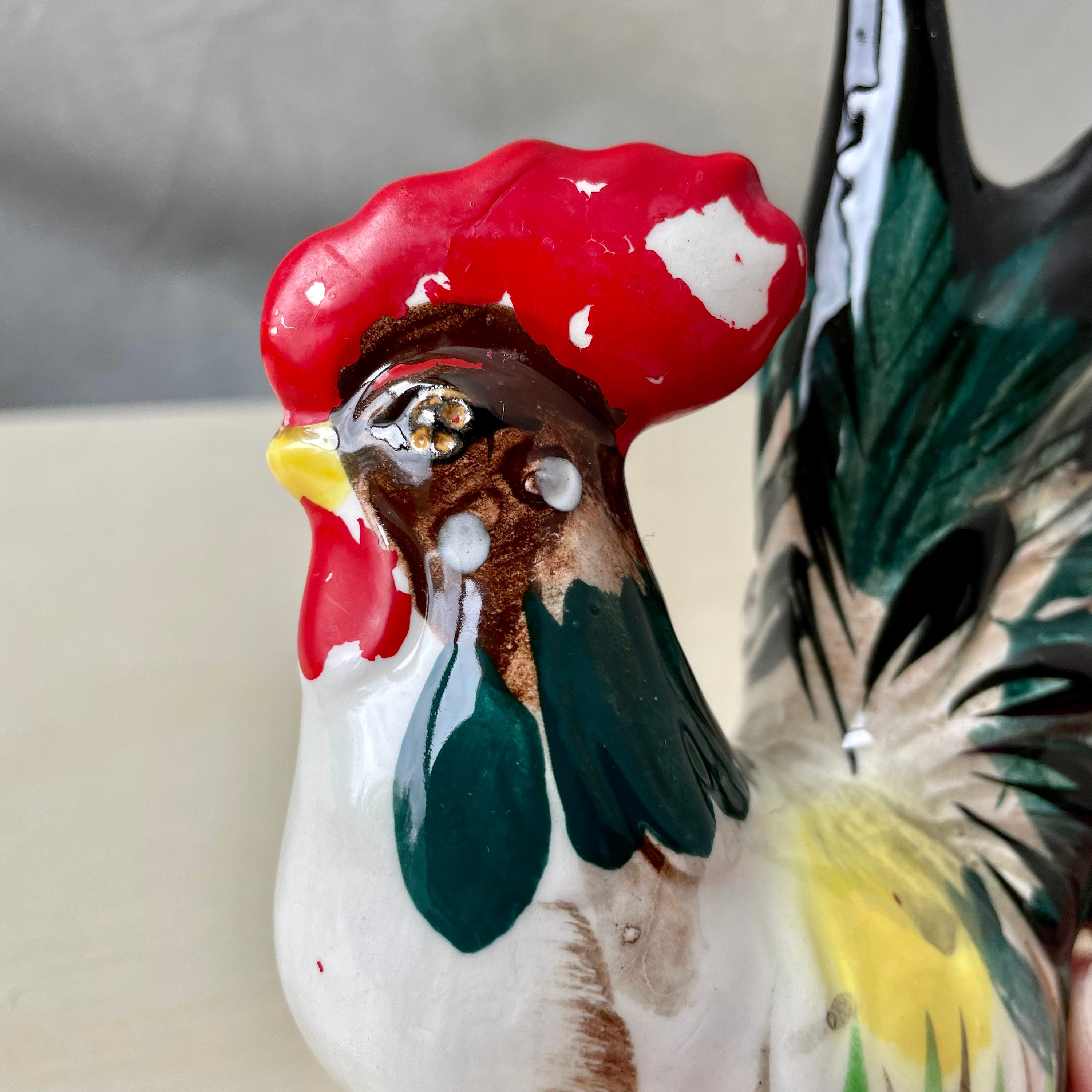 Vintage Ceramic Rooster Farmhouse Kitchen Decor Farm Kitchen - Etsy