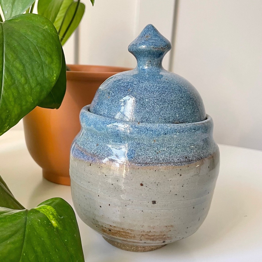 Handmade Pottery Storage Container With Lid Cute Unique Shape - Etsy