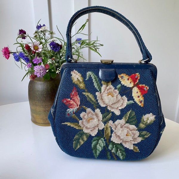 Needlepoint Handbag - Etsy