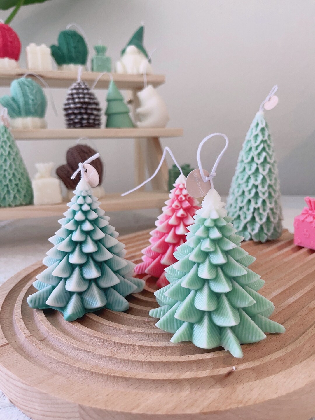 Christmas Tree Candle - Etsy