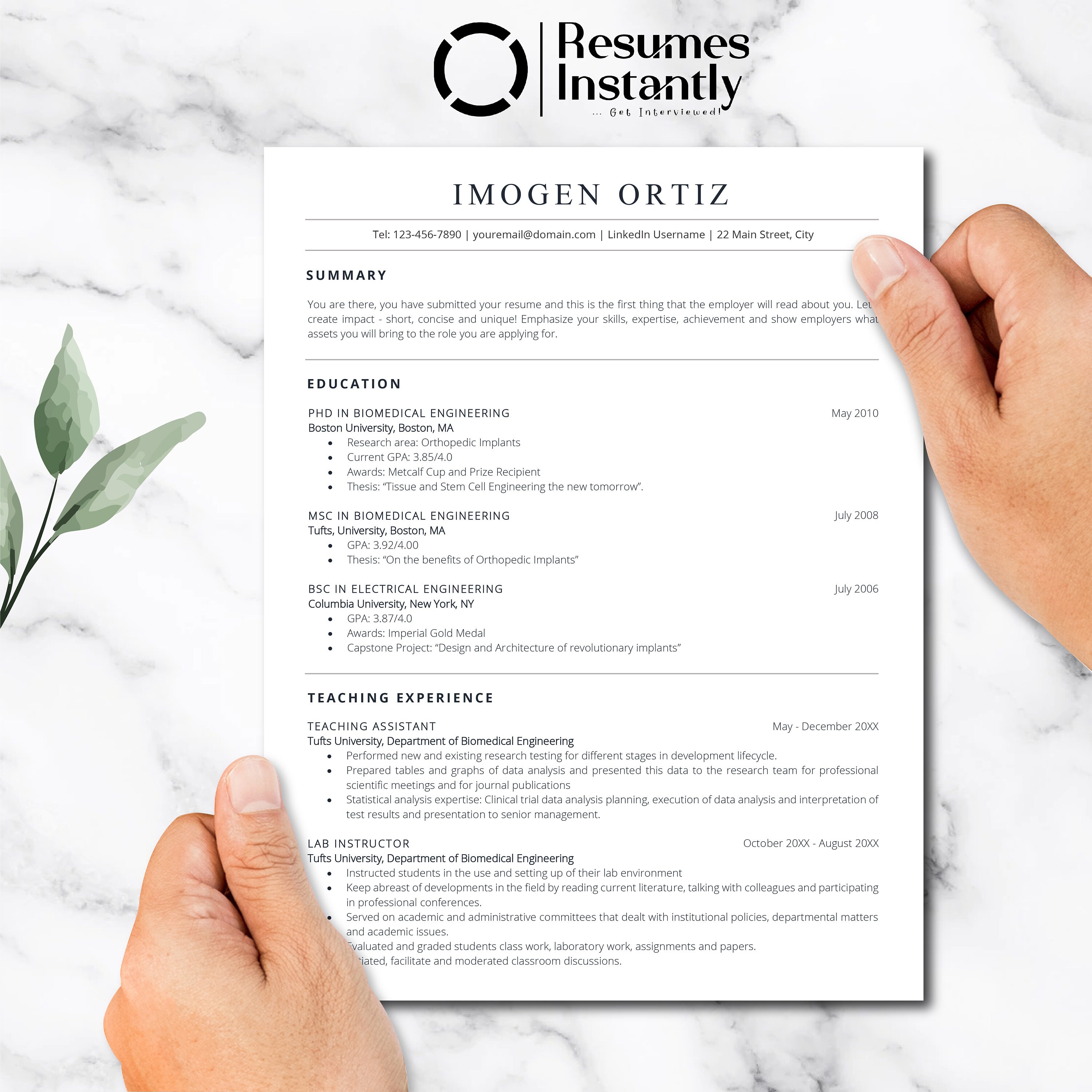 Modèle de CV ATS, CV ATS, Modèle de CV moderne, CV d’enseignant, CV ...