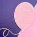 Personalized Baby Birth Sign | Balloon Birth Announcement Sign | Baby ...