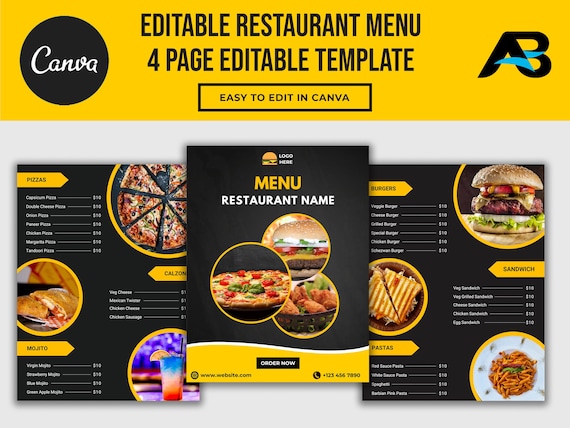 Sample Of Menu Card In Logos