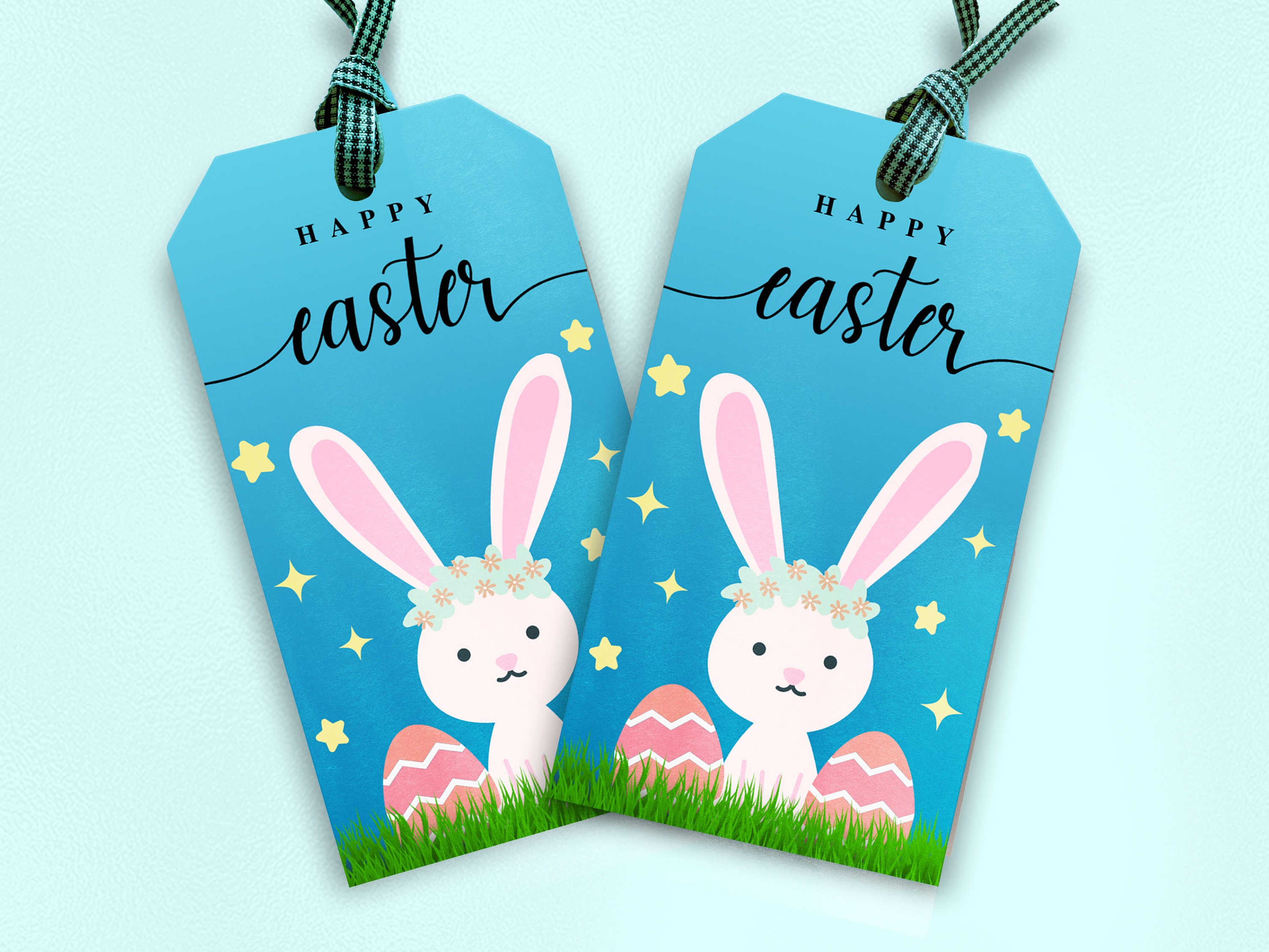 Editable Easter Gift Tags, Easter Basket Tags, Easter Bunny Tag, Easter ...
