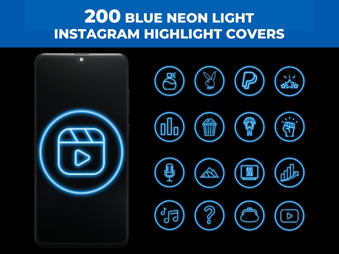 Neon Highlight Covers Neon Instagram Highlight Covers Neon - Etsy
