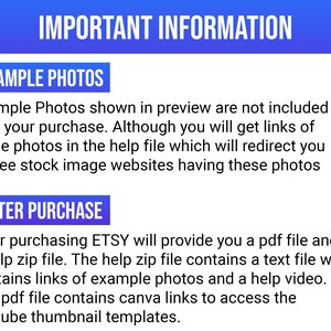 Youtube Thumbnails Canva Templates: Professional Designs (digital ...