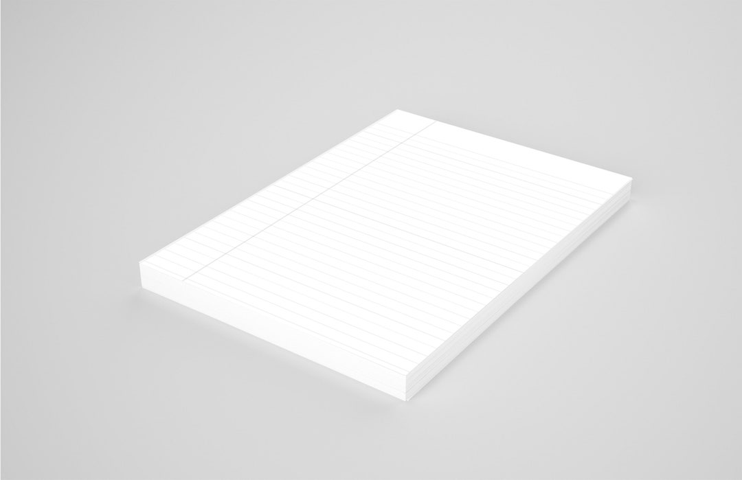 Printable Lined Paper Pack - Ruled Lined Paper Template for School ...
