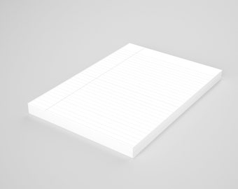 Printable Lined Paper Pack - Ruled Lined Paper Template for School ...