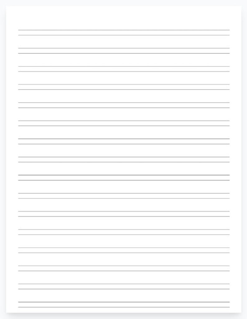 Digital Handwriting Practice Sheet - Printable Cursive Writing Template ...