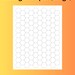 Hexagonal Graph Paper Digital - Printable Organic Chemistry Paper ...
