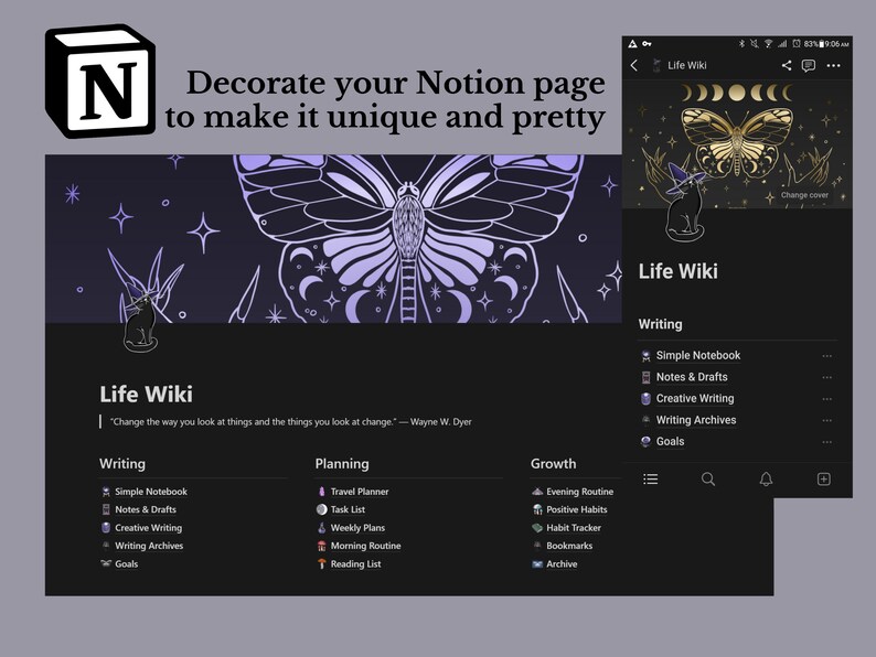 Celestial Witch Desktop Icons Witchy Icons Magic Witch Icon Set Witch ...