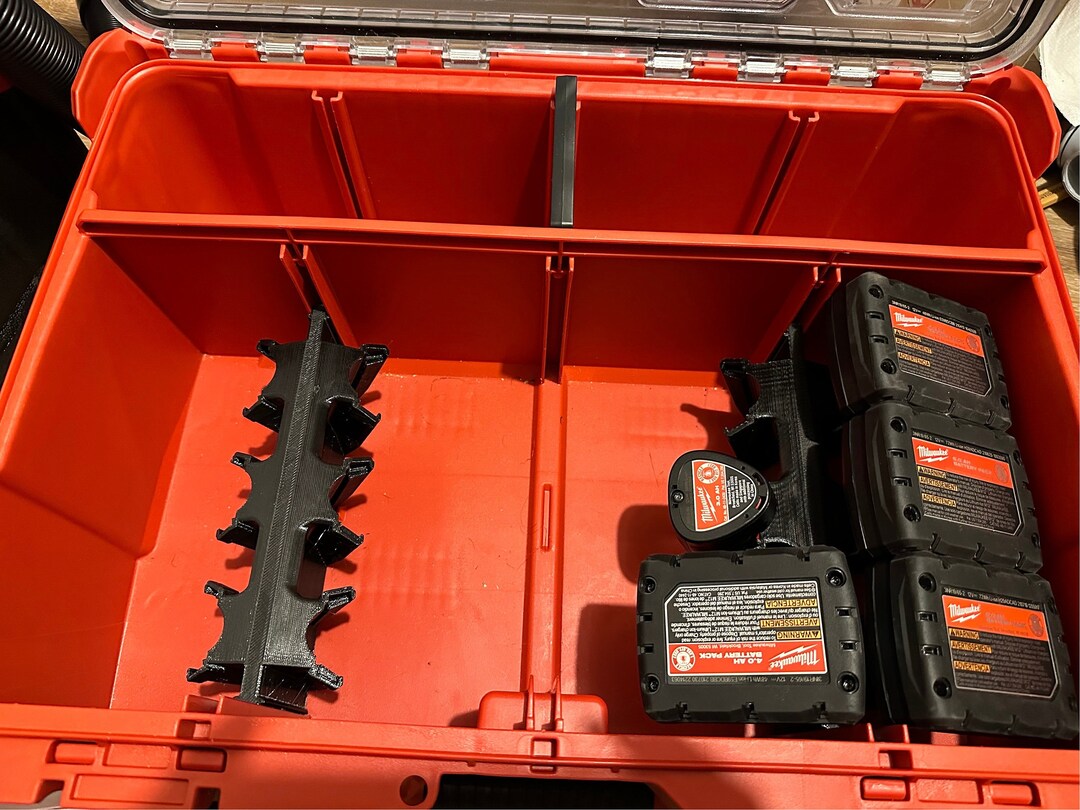 Milwaukee Deep Packout - M12 - 6 Battery Holder - Etsy