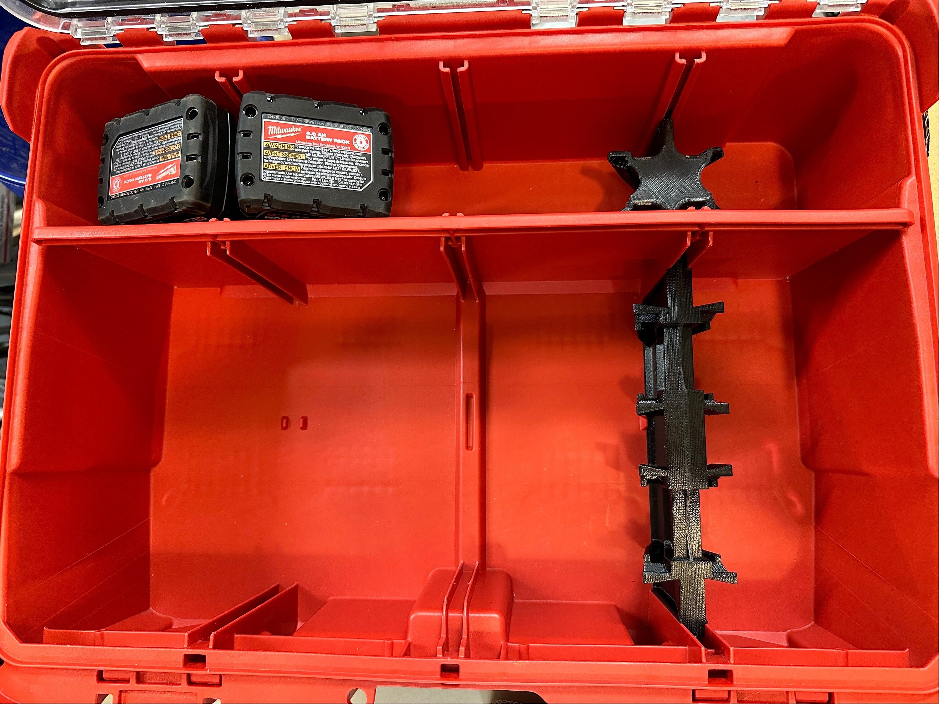 Milwaukee Deep Packout Battery Holder - Rear (m12) - Etsy