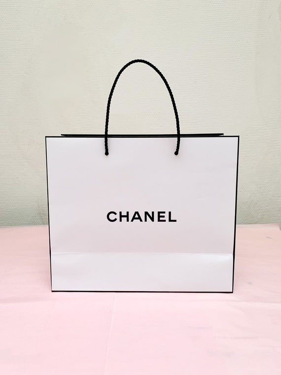 Chanel Luxury Cardboard Gift Bag | Etsy