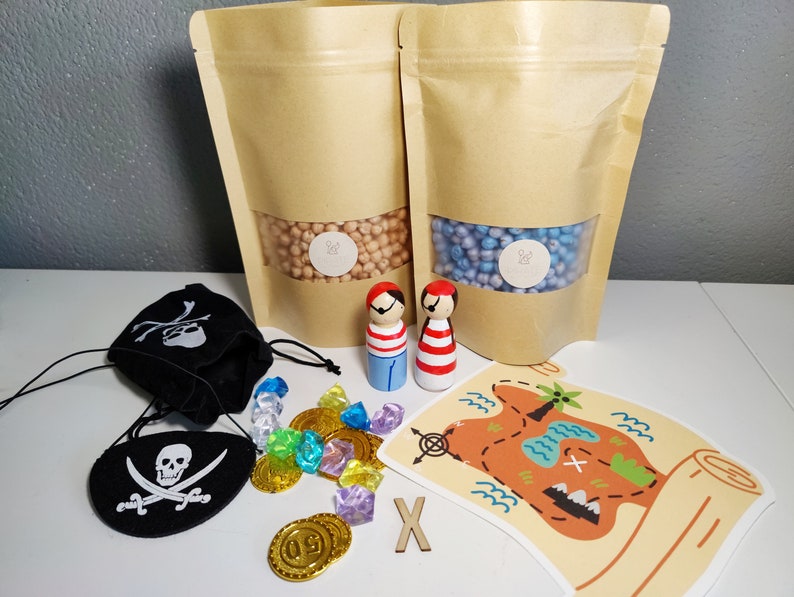 Pirate Sensory Kit Sensory Bin Busy Box Small World Play - Etsy