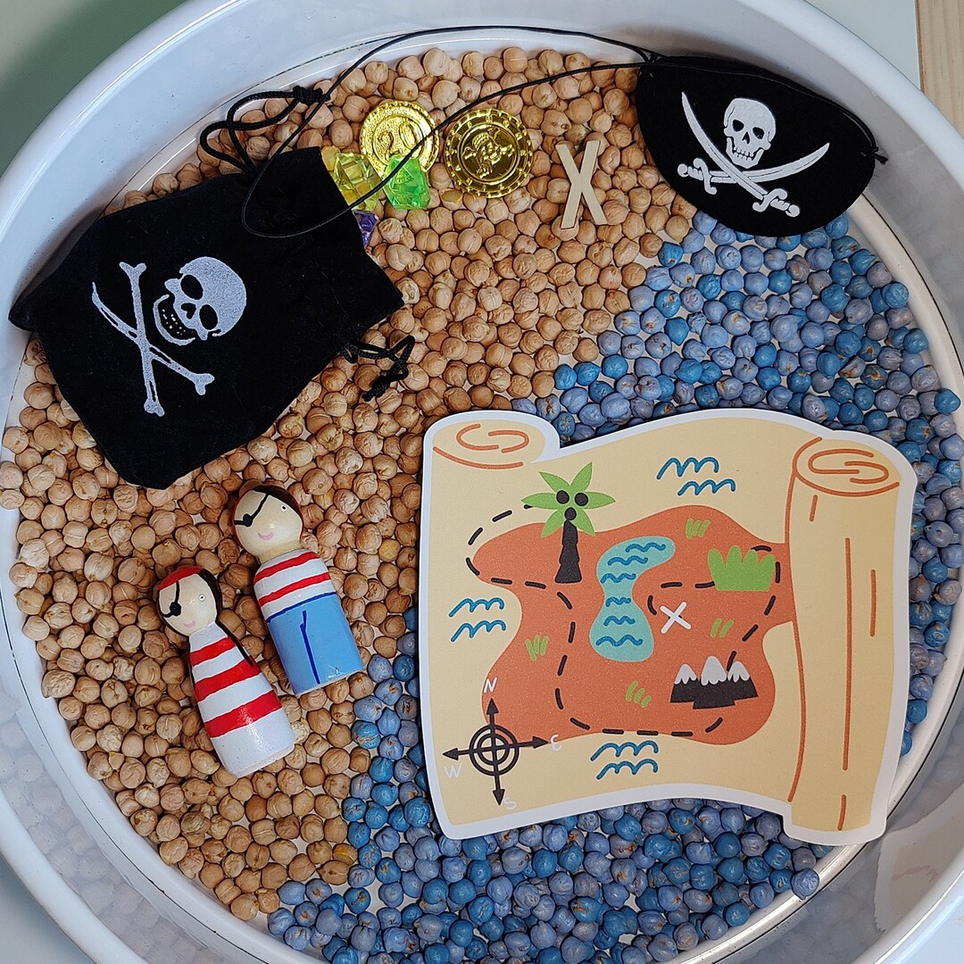 Pirate Sensory Kit Sensory Bin Busy Box Small World Play - Etsy