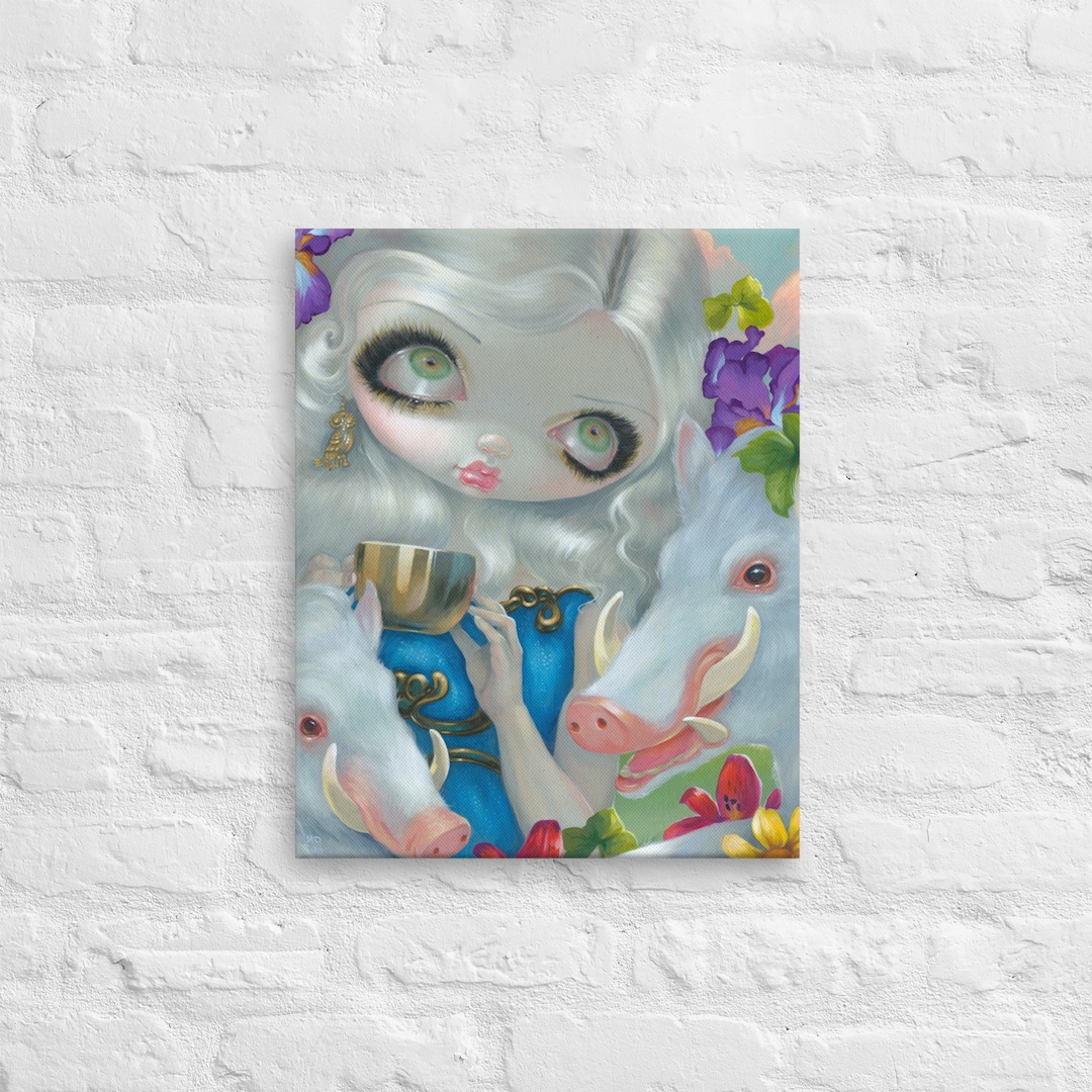 Circe and the Swine Canvas Art Print Painting by Jasmine Becket ...