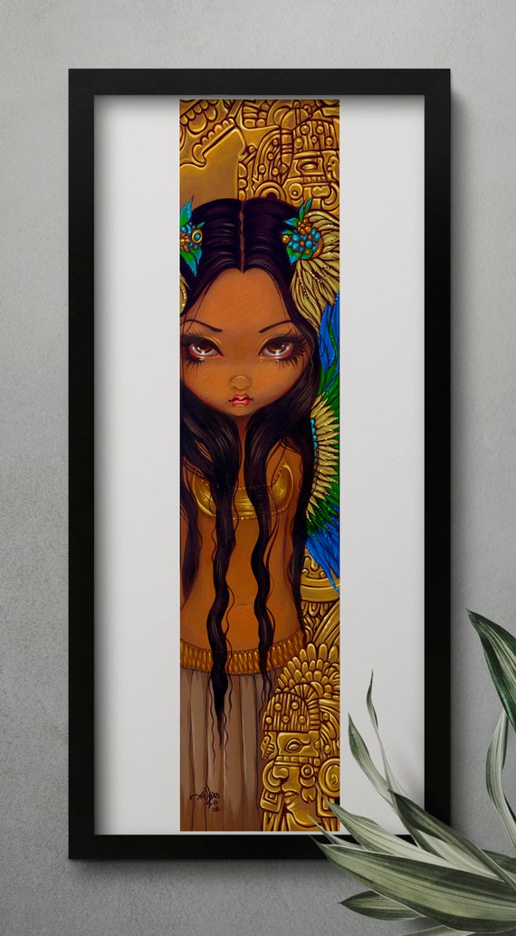 Aztec Princess Art Paintings