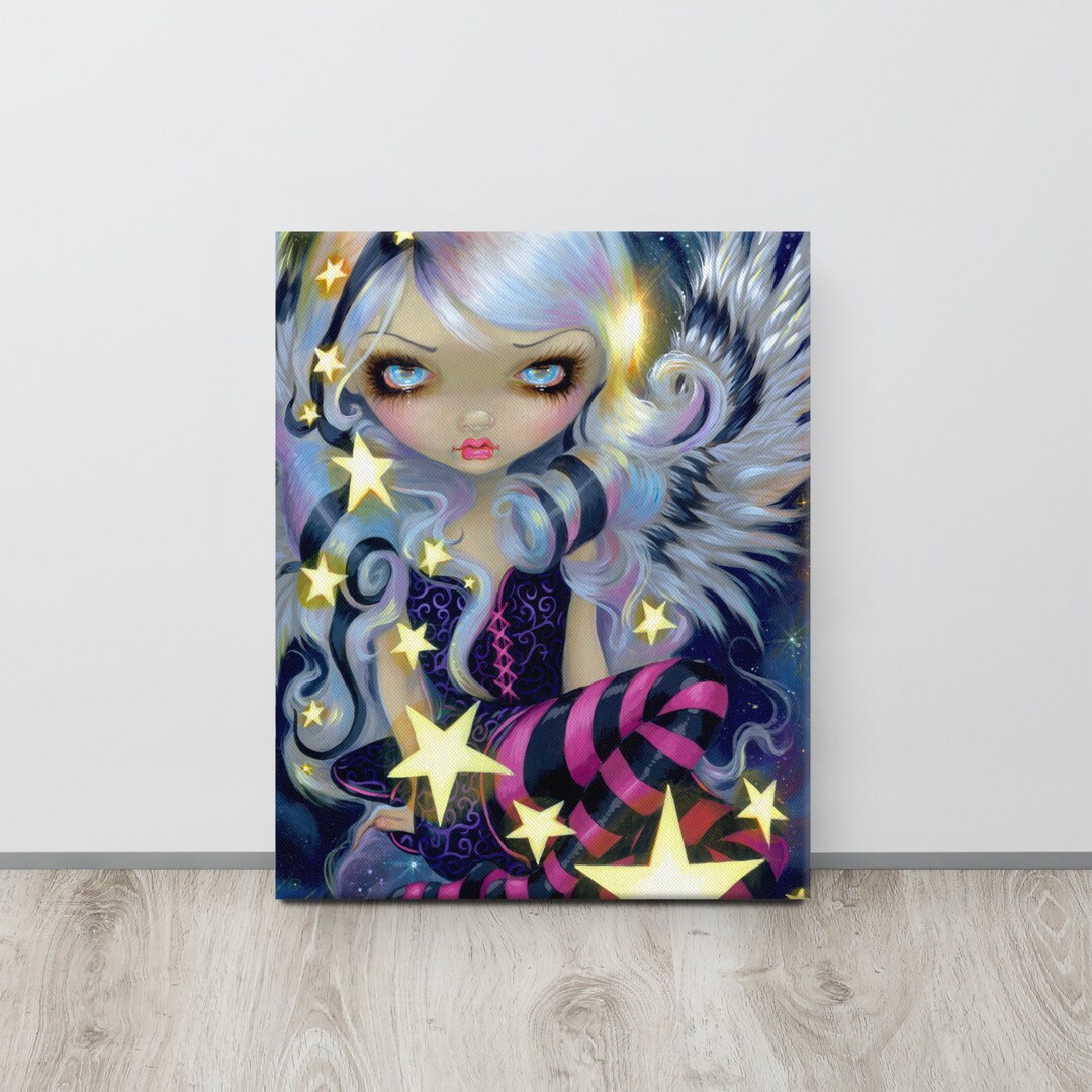 Angel of Starlight Canvas Art Print Painting Reproduction by Jasmine ...