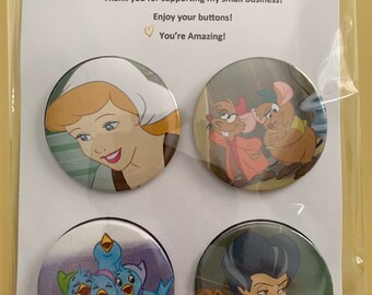 Cinderella Buttons | Etsy