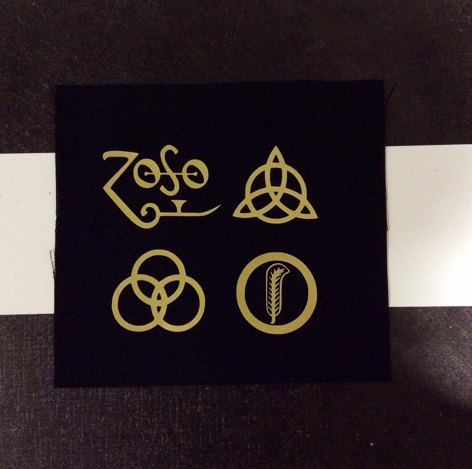 Led Zeppelin Symbols Cloth Patch - Etsy