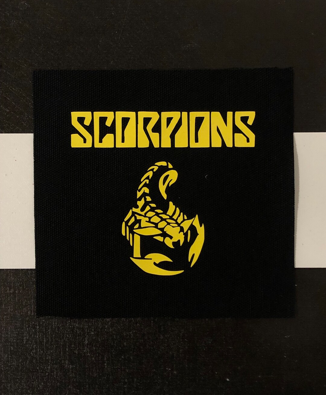 Scorpions Cloth Patch yellow - Etsy