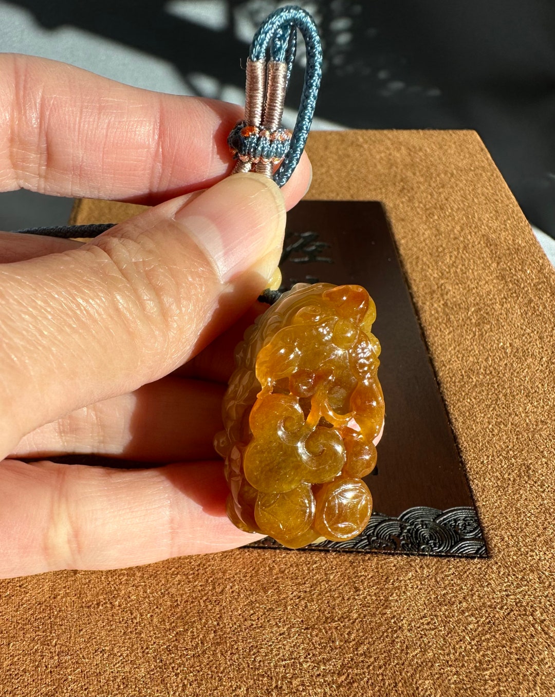 Yellow Red Pixiu Certified 100% Natural Grade A Jadeite - Etsy