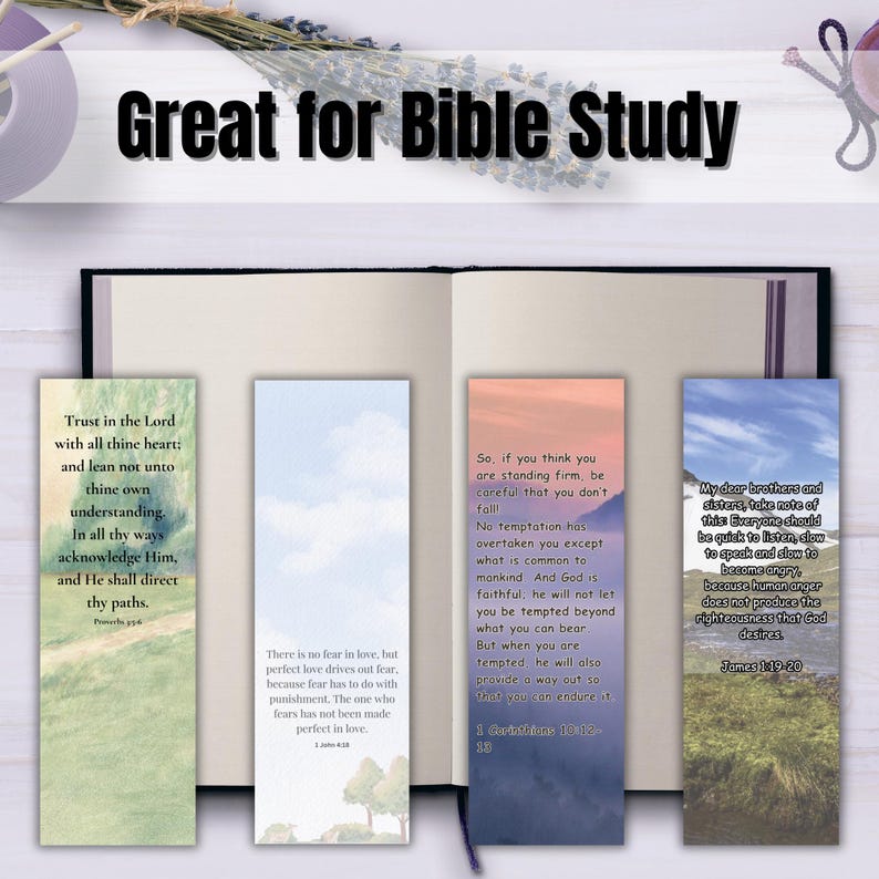 Men’s Christian Printable Scripture Bookmarks, Bible Verse Bookmarks ...