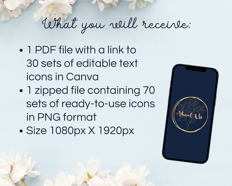 100 Business Highlight Cover, Dark Blue-gold, Instagram Story Cover ...