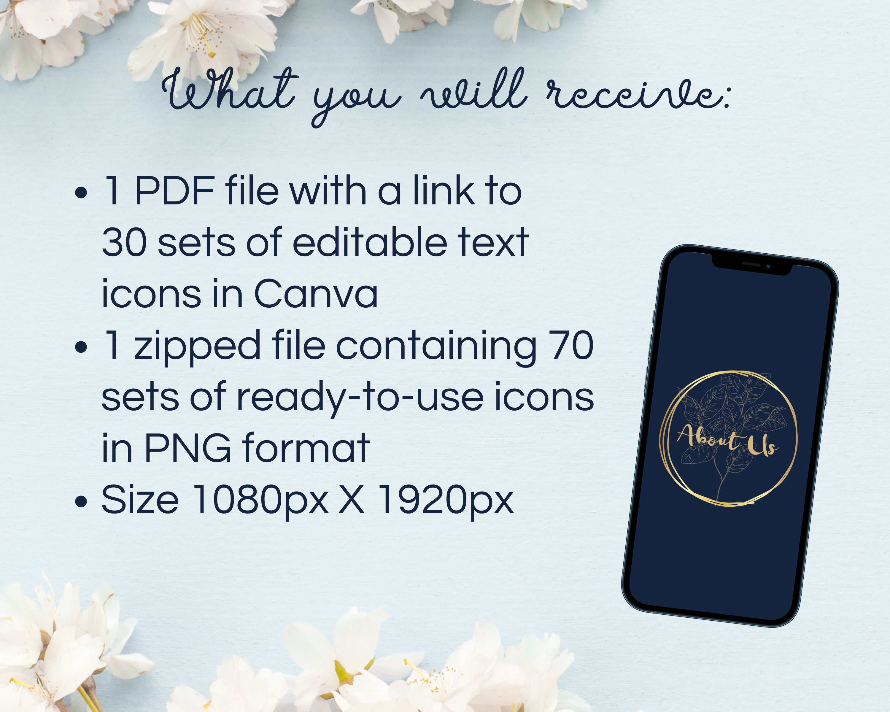 100 Business Highlight Cover, Dark Blue-gold, Instagram Story Cover ...