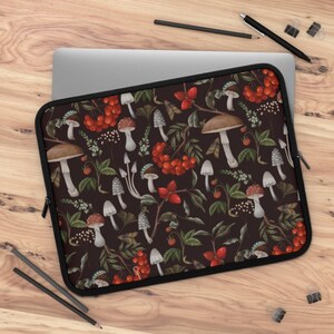 Cottagecore Laptop Bag, Witchcraft Laptop Case, Goth Laptop Sleeve ...