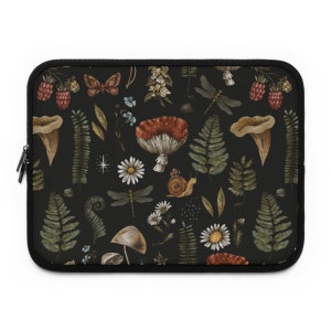 Cottagecore Laptop Bag, Witchcraft Laptop Case, Goth Laptop Sleeve ...