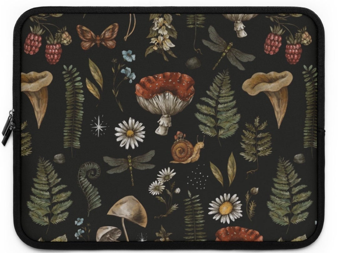 Cottagecore Laptop Bag, Witchcraft Laptop Case, Goth Laptop Sleeve ...