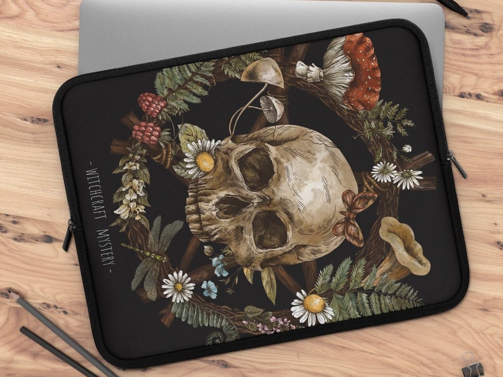 Cottagecore Laptop Bag Witchcraft Laptop Case Goth Laptop - Etsy