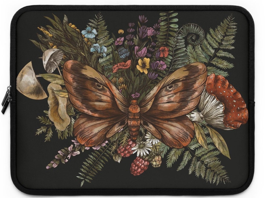 Cottagecore Laptop Bag, Witchcraft Laptop Case, Goth Laptop Sleeve ...