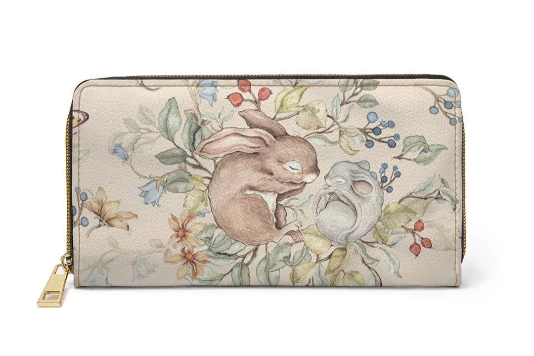 Magic Forest Wallet, Bunny Wallet, Rabbit Wallet, Cute Wallet, Woodland ...